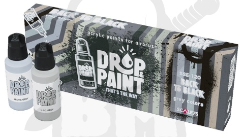 Battle-Models > Scale 75: Drop Paint - Back to Black - 8 farbek ...